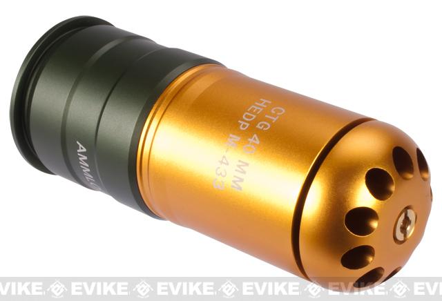 UFC HEDP M433 Type 120rd Airsoft 40mm Gas Grenade Shells (Qty: Single ...