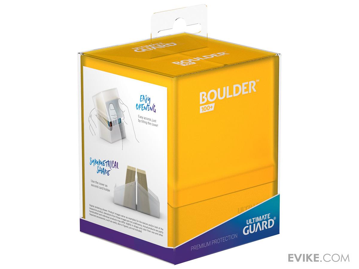 Ultimate Guard Boulder 100+ Protective Card Deck Box (Color: Amber ...