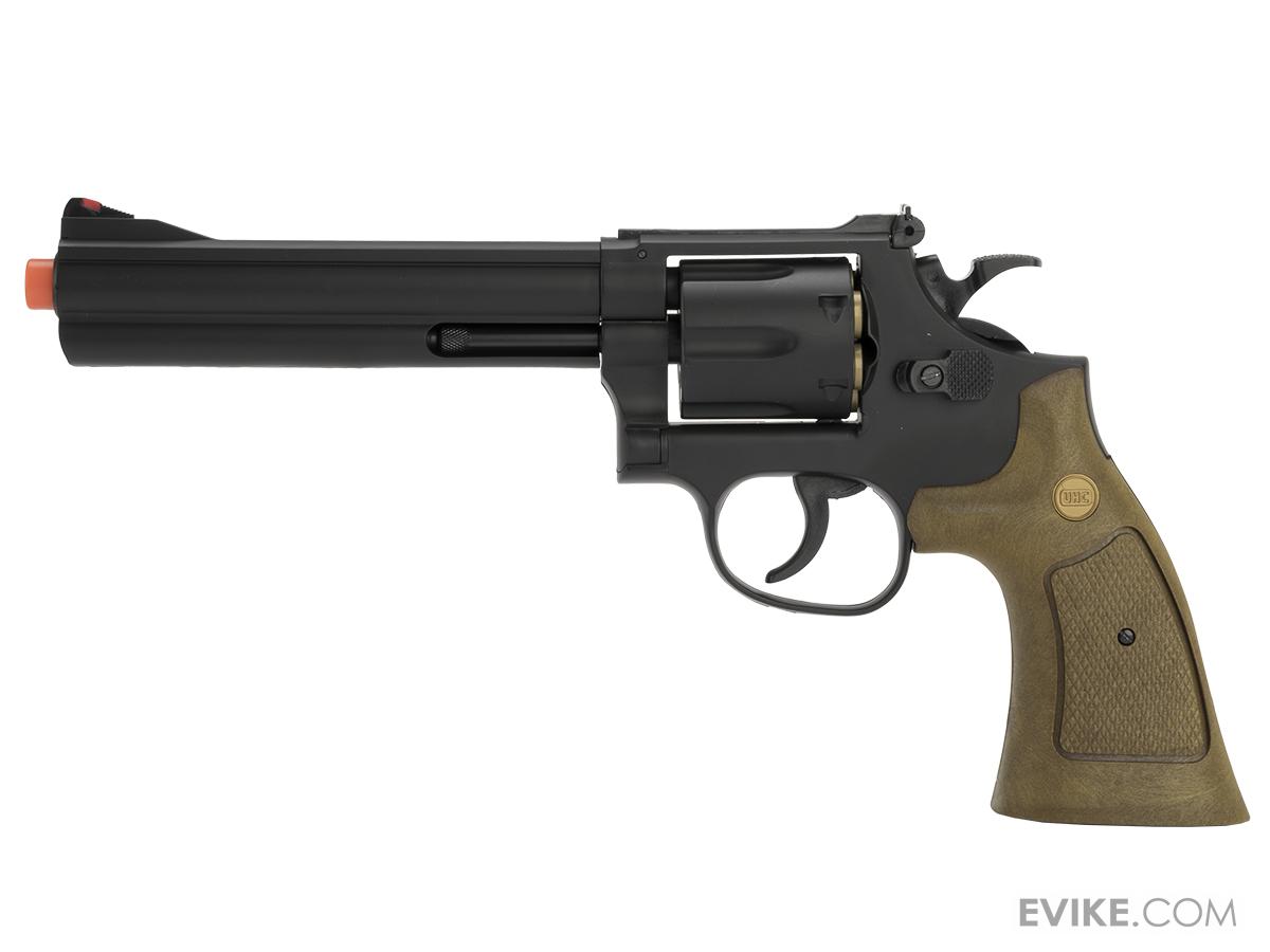 UHC 686 Heavy Weight Spring Powered Airsoft Revolvers (Length: 6 ...