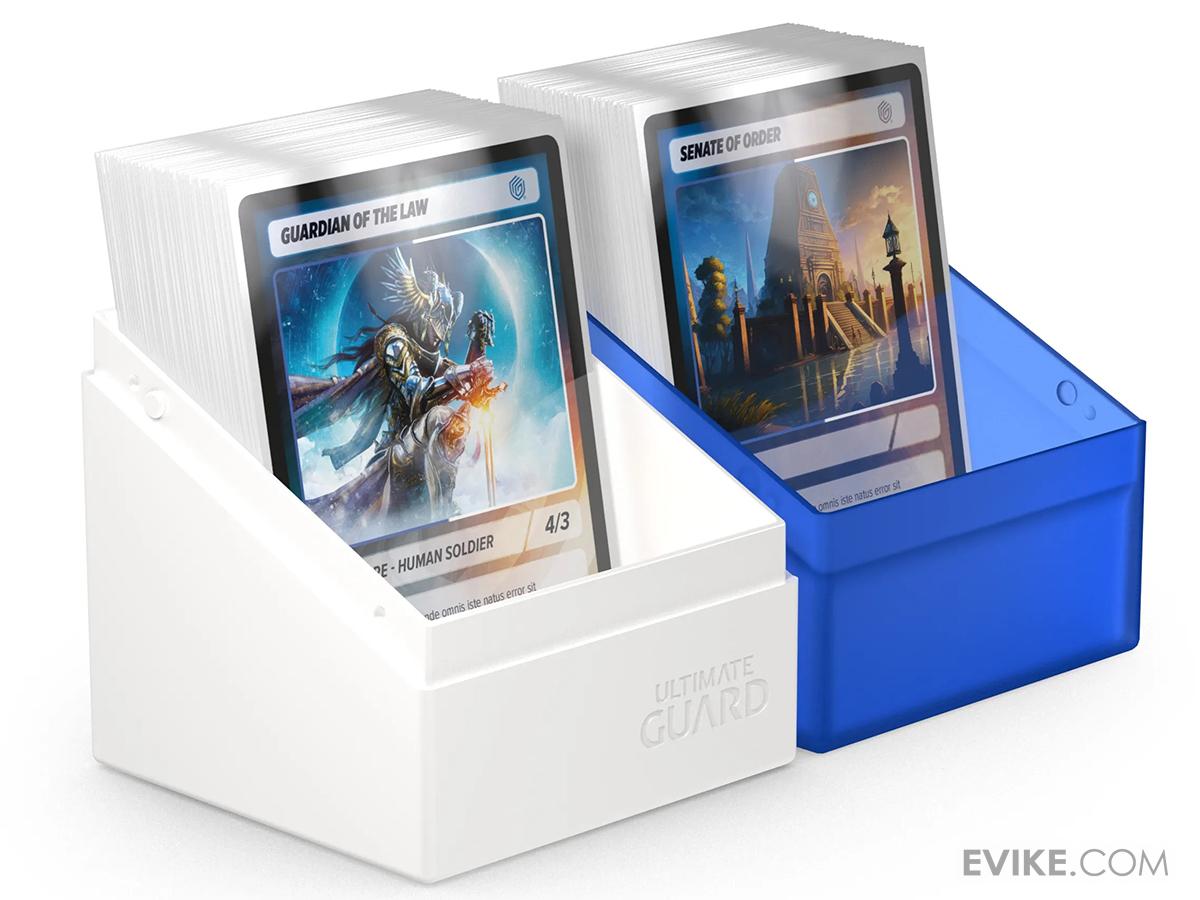 Ultimate Guard Boulder 100+ Protective Card Deck Box (Color: White/Blue ...