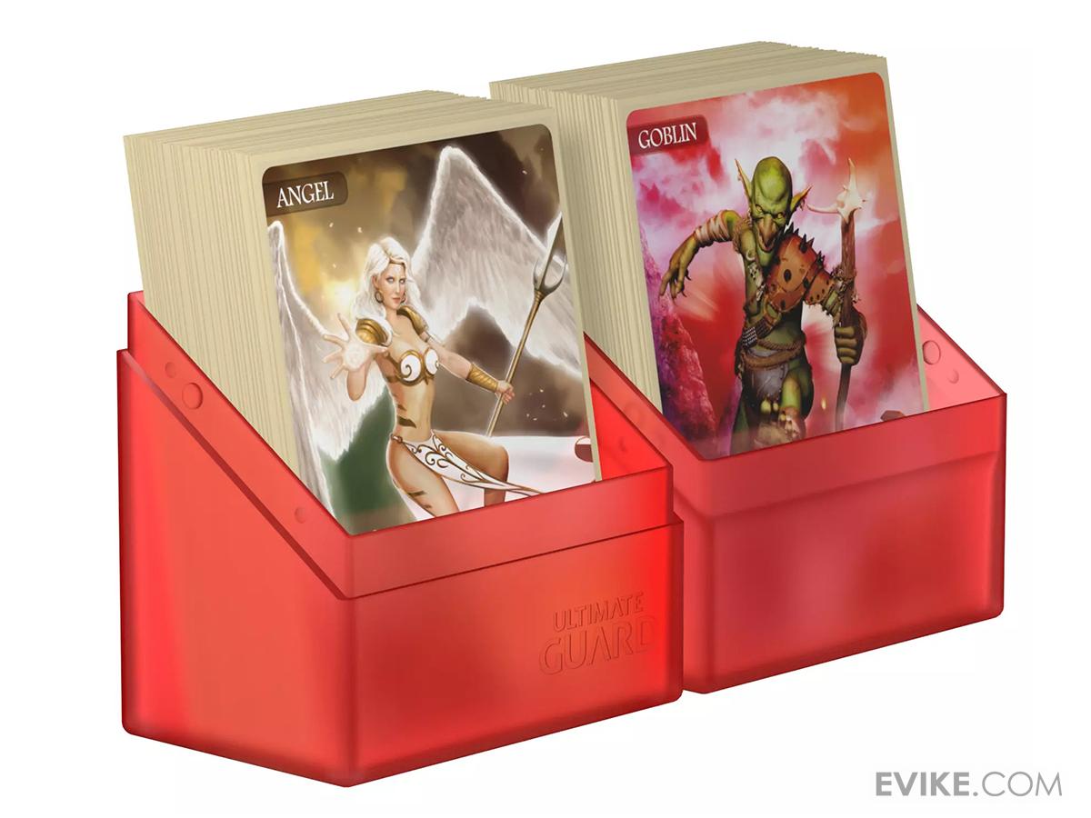 Ultimate Guard Boulder 60+ Protective Card Deck Box (Color: Ruby), MORE ...
