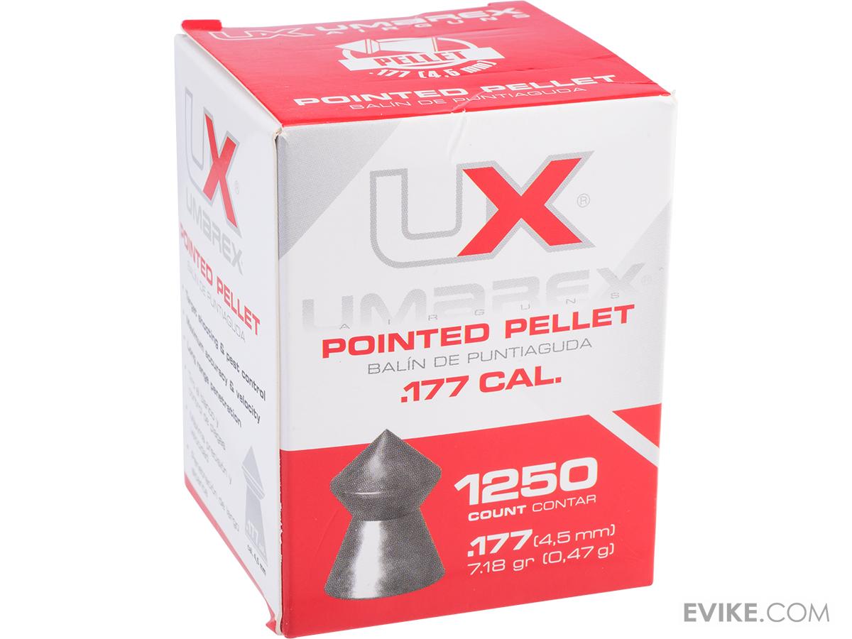 Umarex .177cal Pointed Pellets (Package: 1250 Count), MORE, Air Gun ...