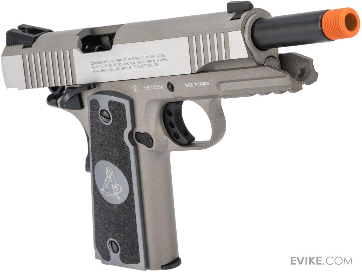 Custom Elite Force Gen 3 1911 Tactical CO2 Airsoft Gas Blowback Pistol w/ CNC Angel Custom "Tac ...