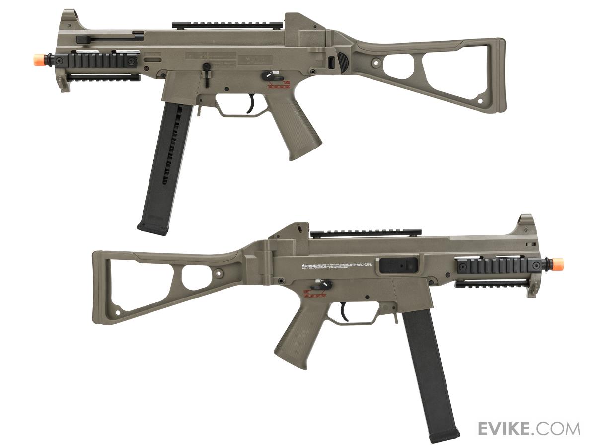 H&K UMP Competition Series Airsoft AEG Rifle by Umarex (Color: Tan / Go Airsoft Package ...