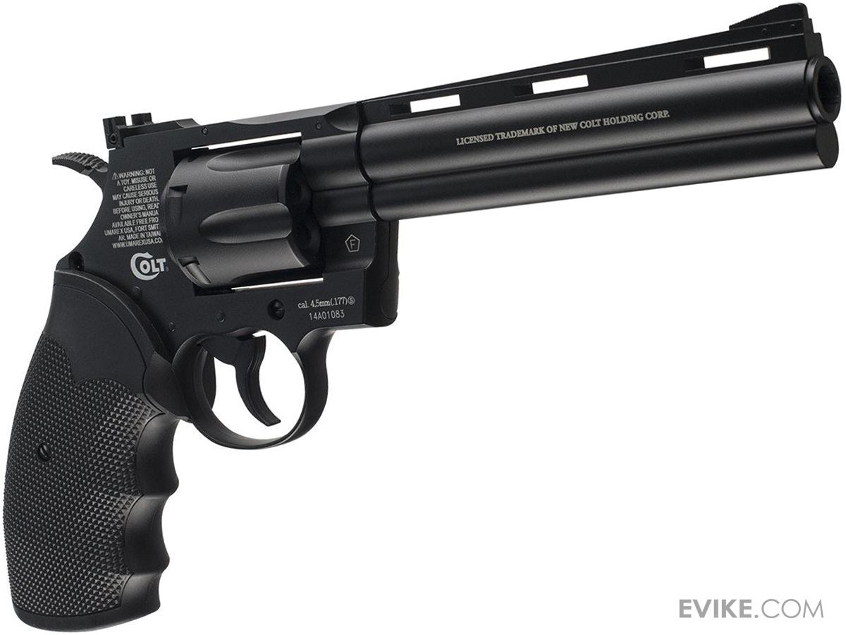 Colt Python 6 inch 4.5mm Airgun Revolver by Umarex (.177 cal Air Gun ...