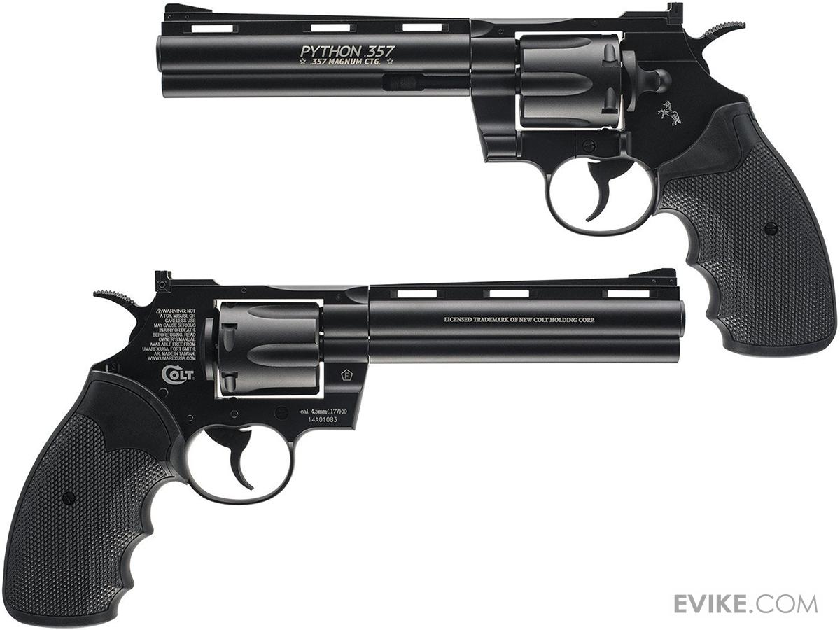 Colt Python 6 inch 4.5mm Airgun Revolver by Umarex (.177 cal Air Gun ...