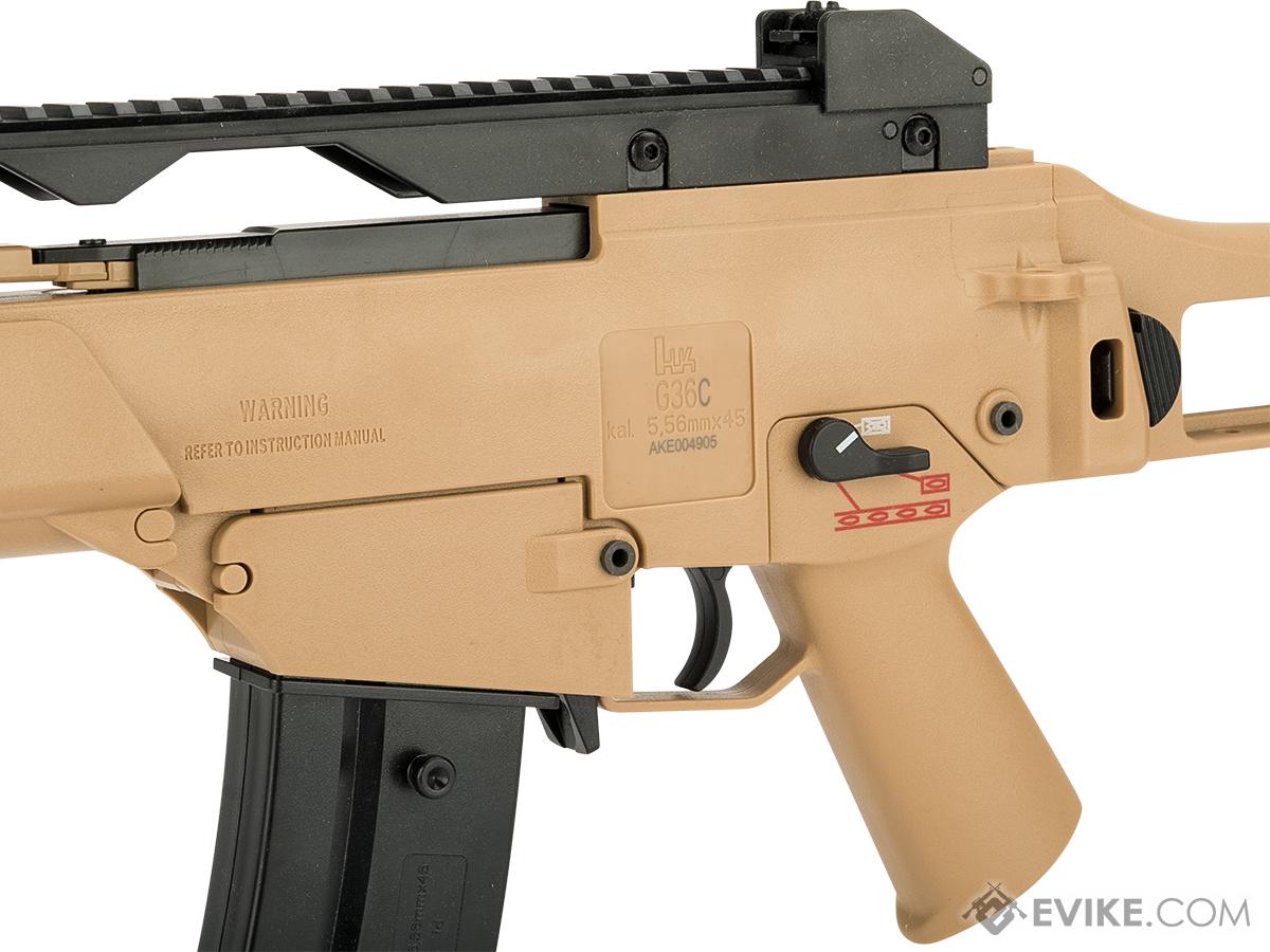 H&K G36C Competition Series Airsoft AEG Rifle by Umarex (Color: Dark Earth), Airsoft Guns ...