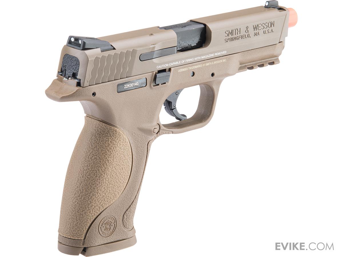Umarex S&W M&P9 Gas Blowback Airsoft Pistol (Color: Tan), Airsoft Guns ...