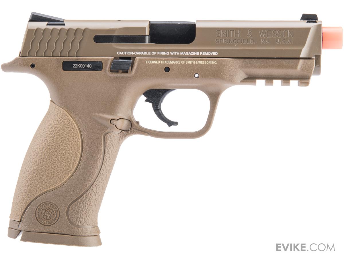 Umarex S&W M&P9 Gas Blowback Airsoft Pistol (Color: Tan), Airsoft Guns ...