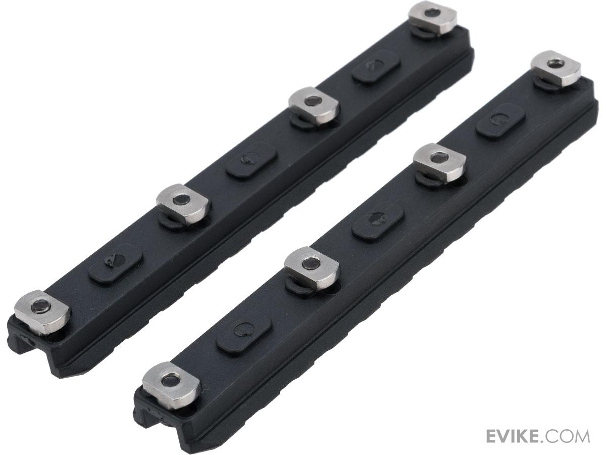 ARES Key Rail Attachment for Rail Systems (Type: M-LOK / 5" / 2 Pieces ...