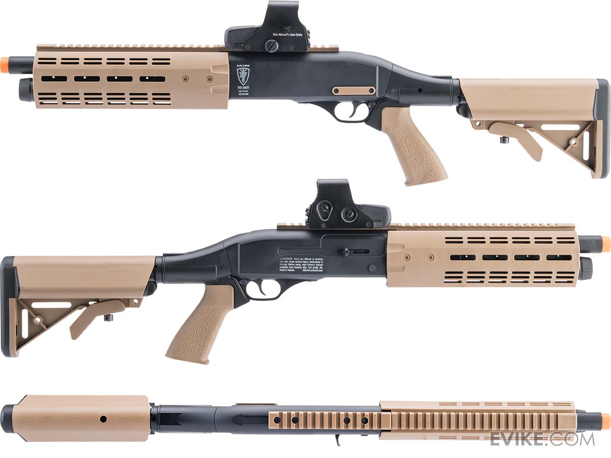 Elite Force GEN 2 Tactical Tri-Shot CO2 Powered Shotgun w/ M-LOK ...