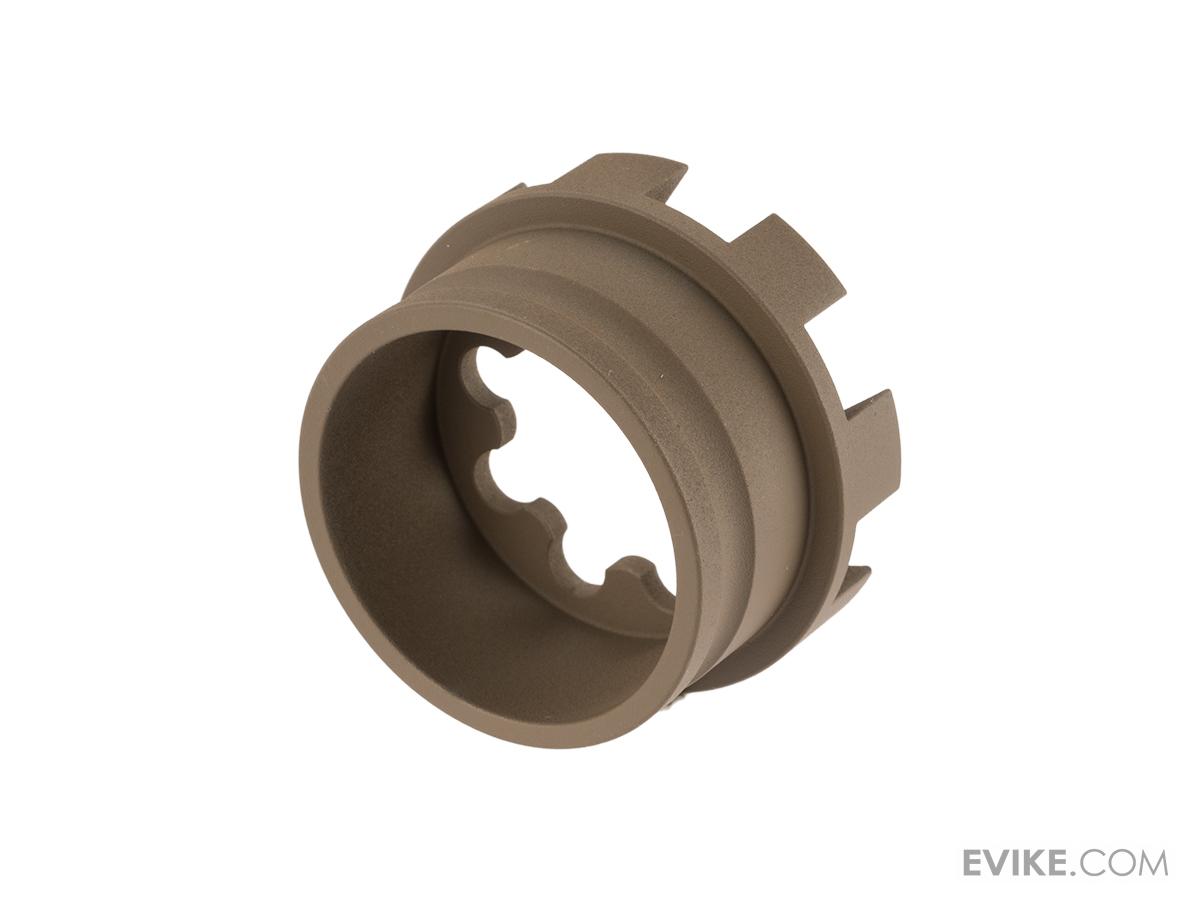 Unique AR Sprocket Handguard End Cap with Spikes (Color: Flat Dark ...