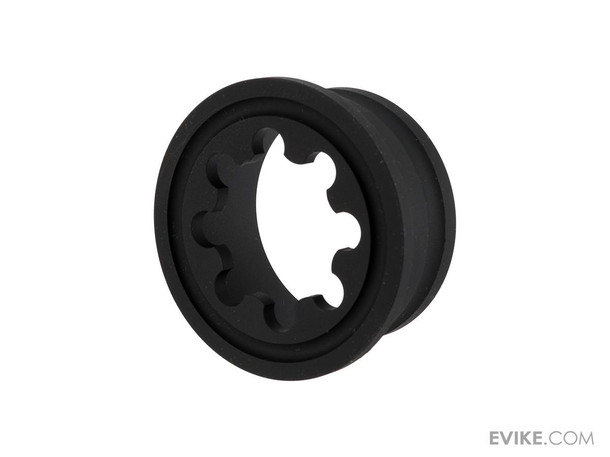 Unique AR Sprocket Handguard End Cap with Flat Face (Color: Black ...