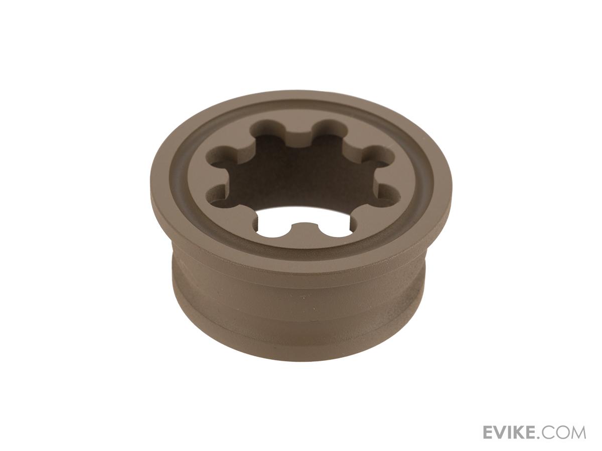 Unique AR Sprocket Handguard End Cap with Flat Face (Color: Flat Dark ...