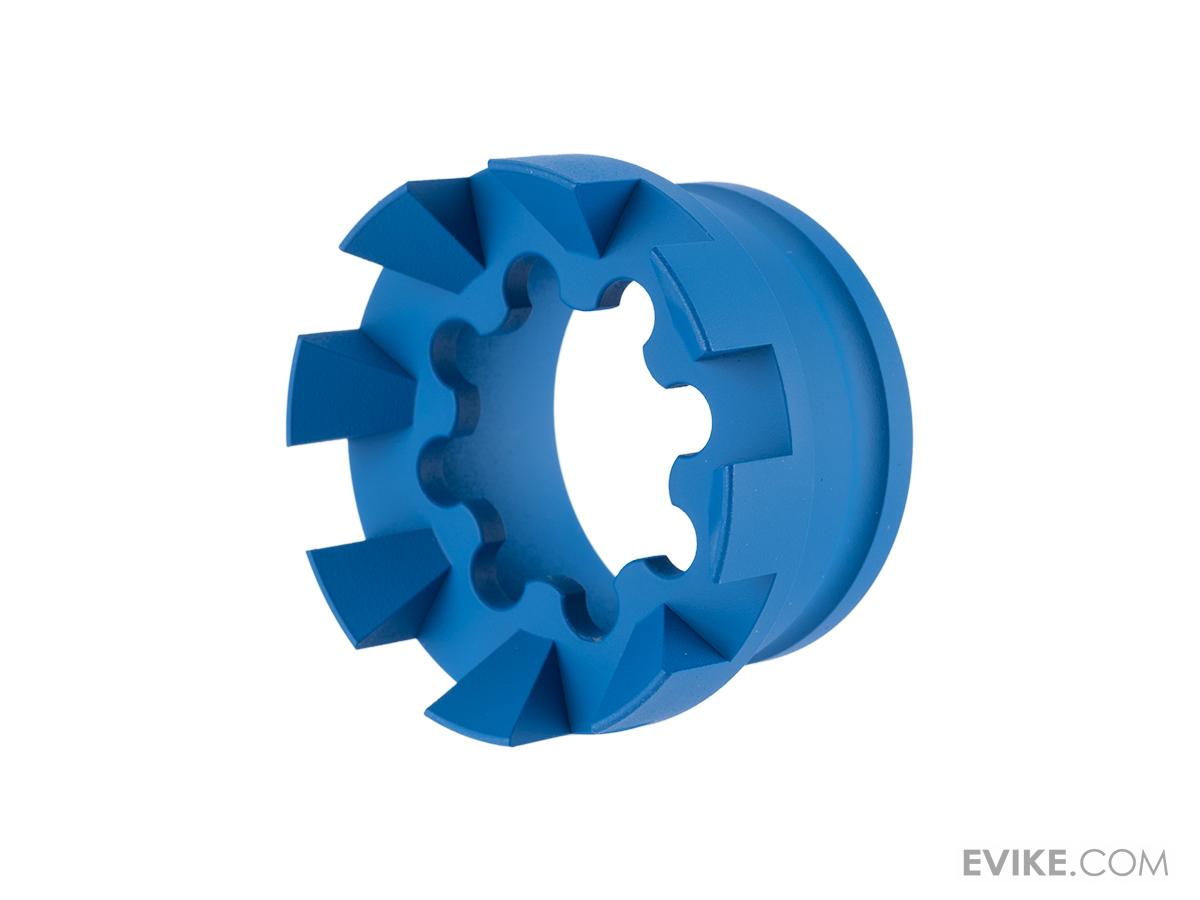 Unique AR Sprocket Handguard End Cap with Spikes (Color: NRA Blue ...