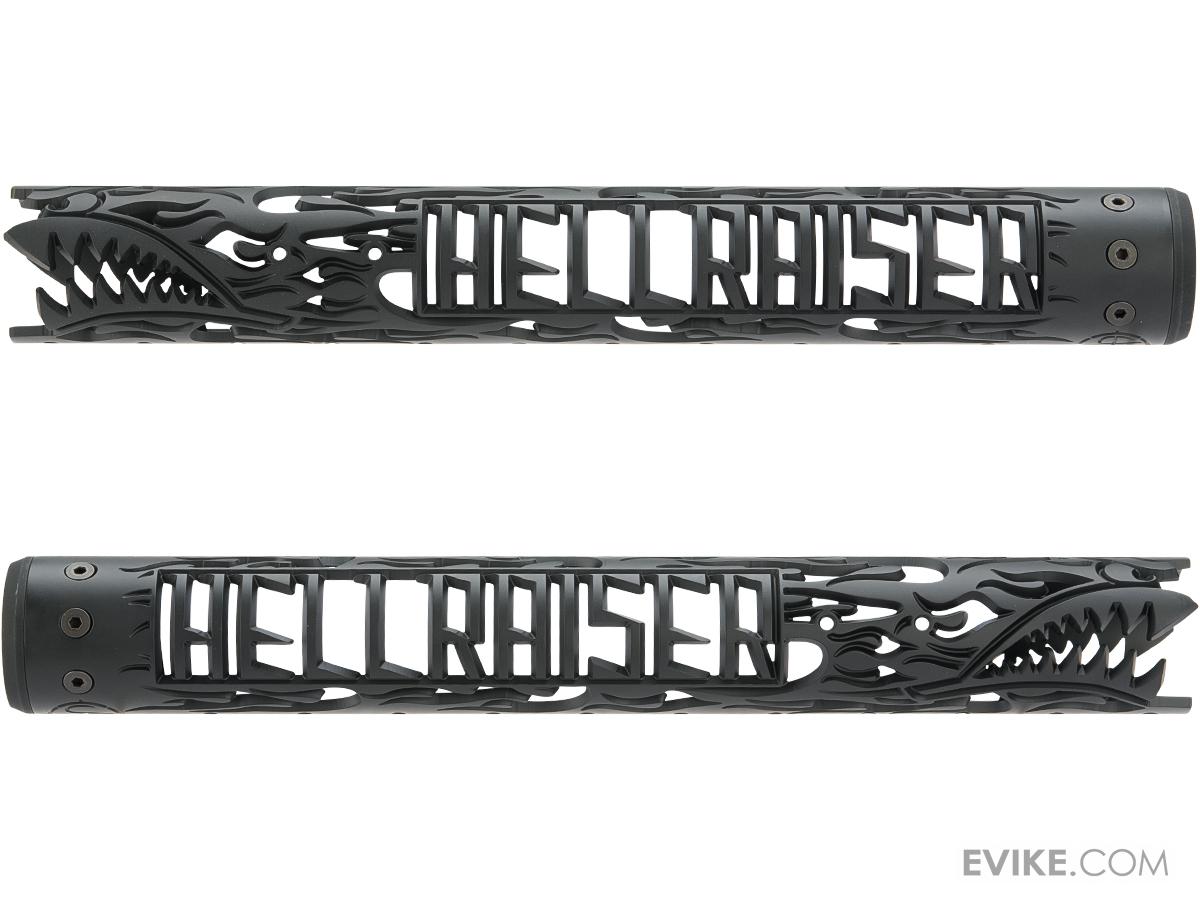 Unique ARs CNC Machined "HellRaiser" Handguard for AR15 Pattern Rifles (Color: Black / 15 ...