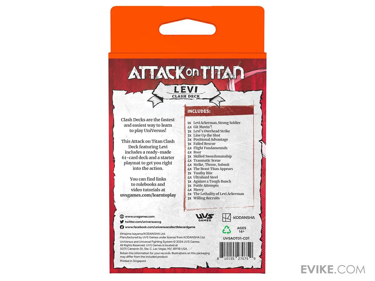 UniVersus "Attack on Titan: Battle for Humanity" Clash Deck (Model ...