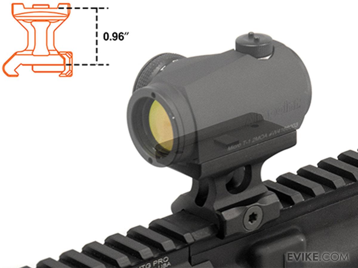 UTG Super Slim T1 Riser Mount (Type: Absolute Co-Witness), Accessories ...