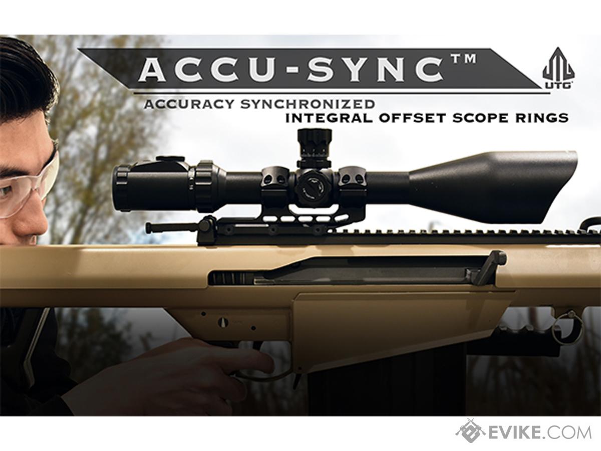 UTG Accu-Sync 1" Medium Profile Scope Rings with 34mm Offset (Color ...