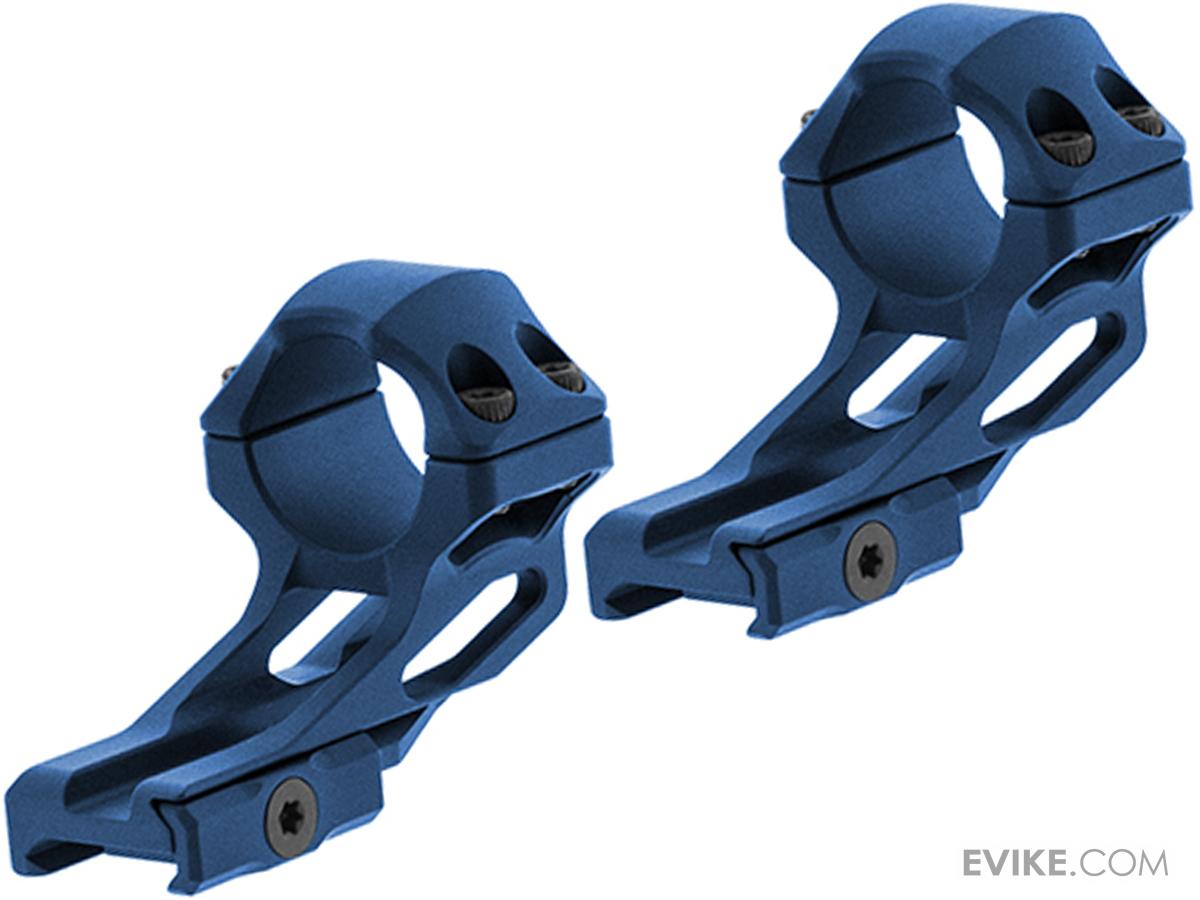 UTG Accu-Sync 1" High Profile Scope Rings with 37mm Offset (Color: Blue ...