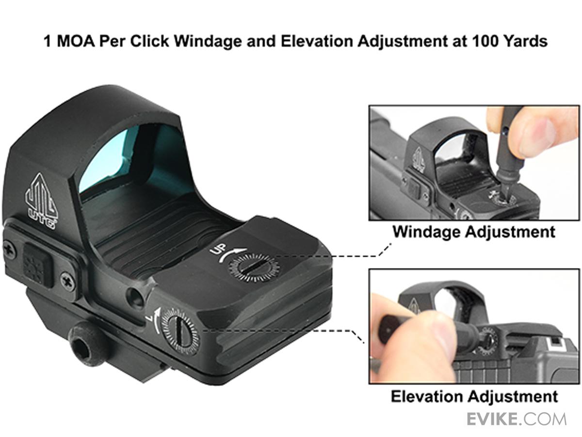UTG Micro Reflex Sight with 4 MOA Single Dot (Type: Green Dot ...