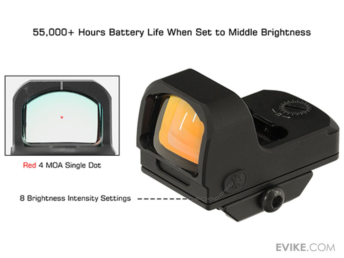 UTG OP3 Compact Reflex Sight with 4 MOA Single Dot (Type: Red Dot ...