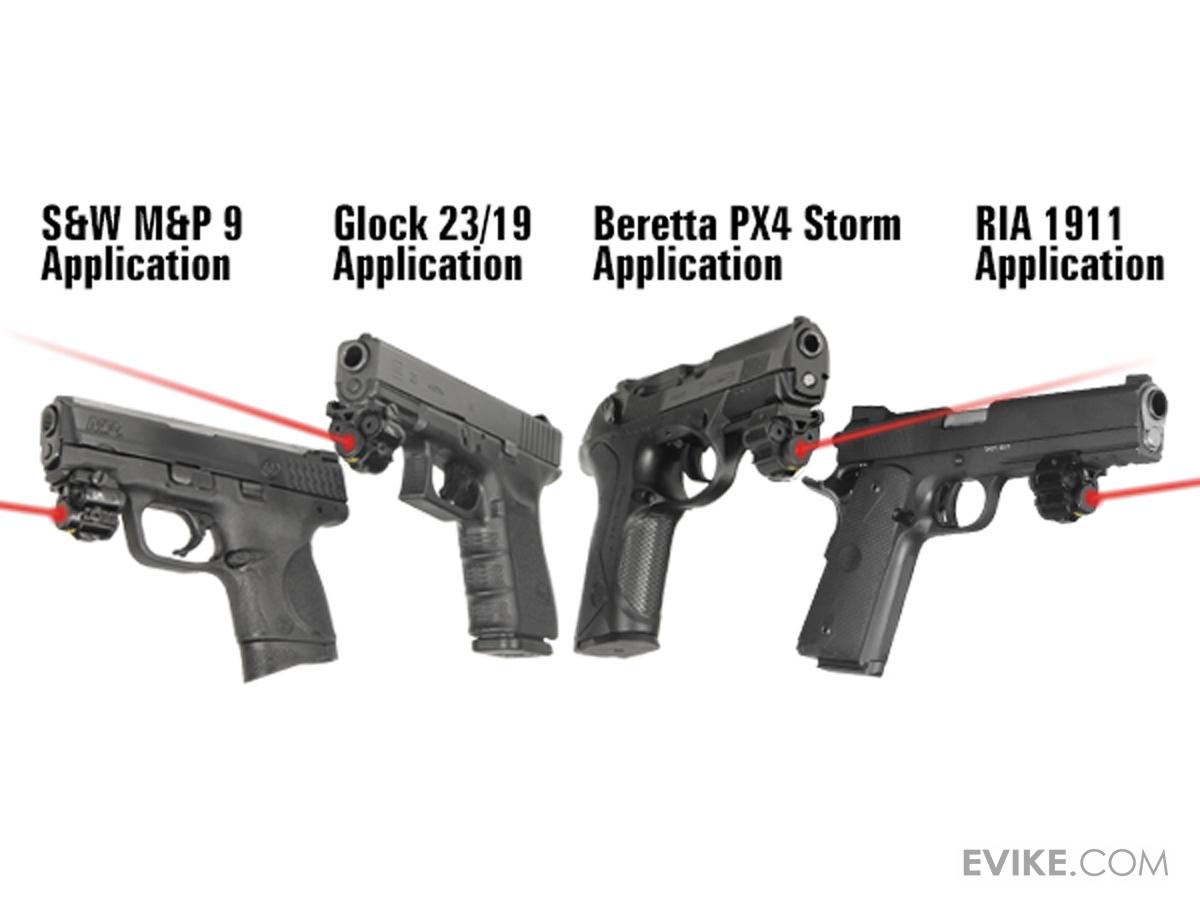 UTG Sub-compact Red Laser with Solid / Strobing Mode, Accessories ...