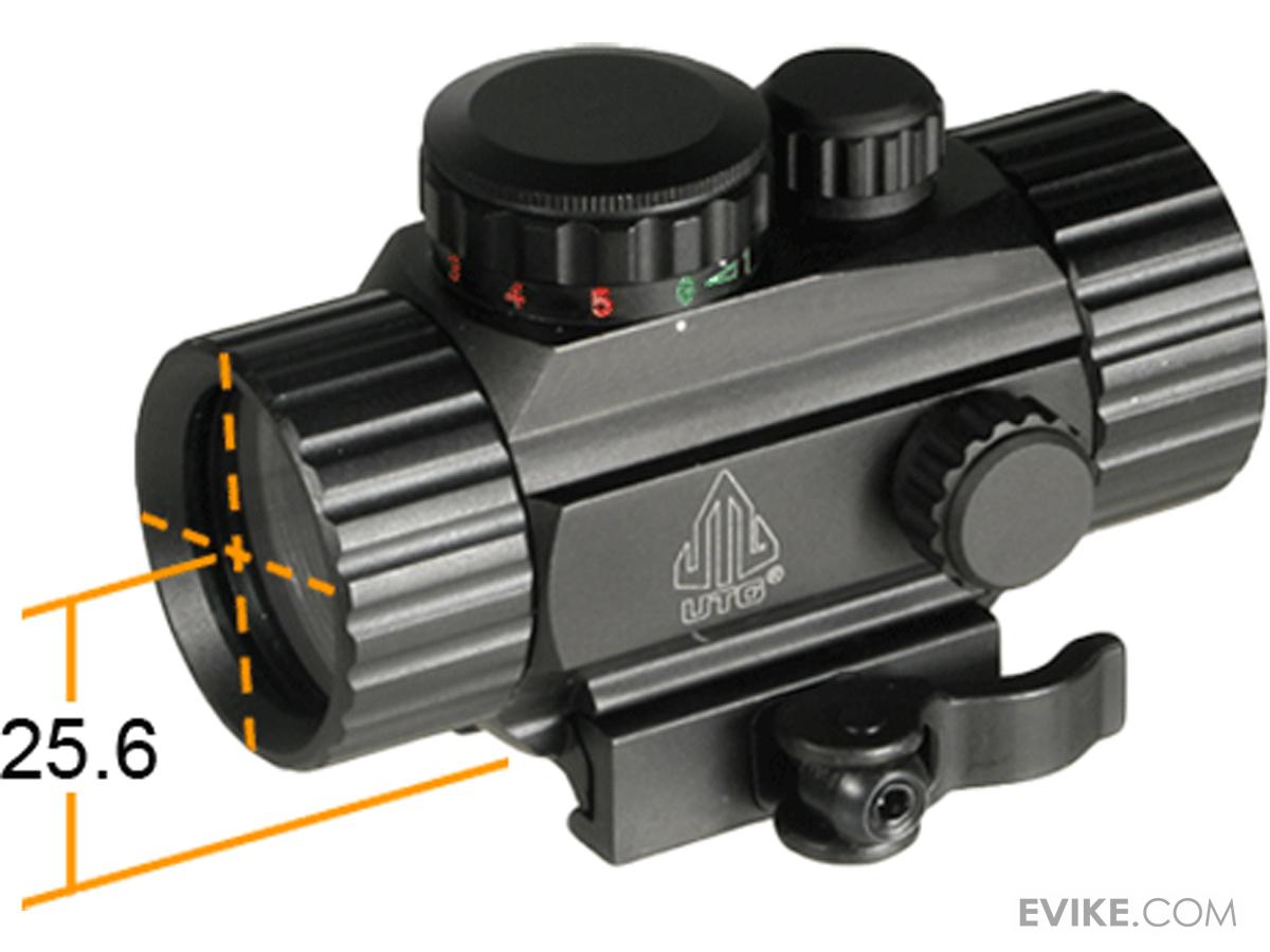 UTG 3.8" ITA Red/Green Dot Sight w/ Integral QD Mount (Type: Single Dot ...