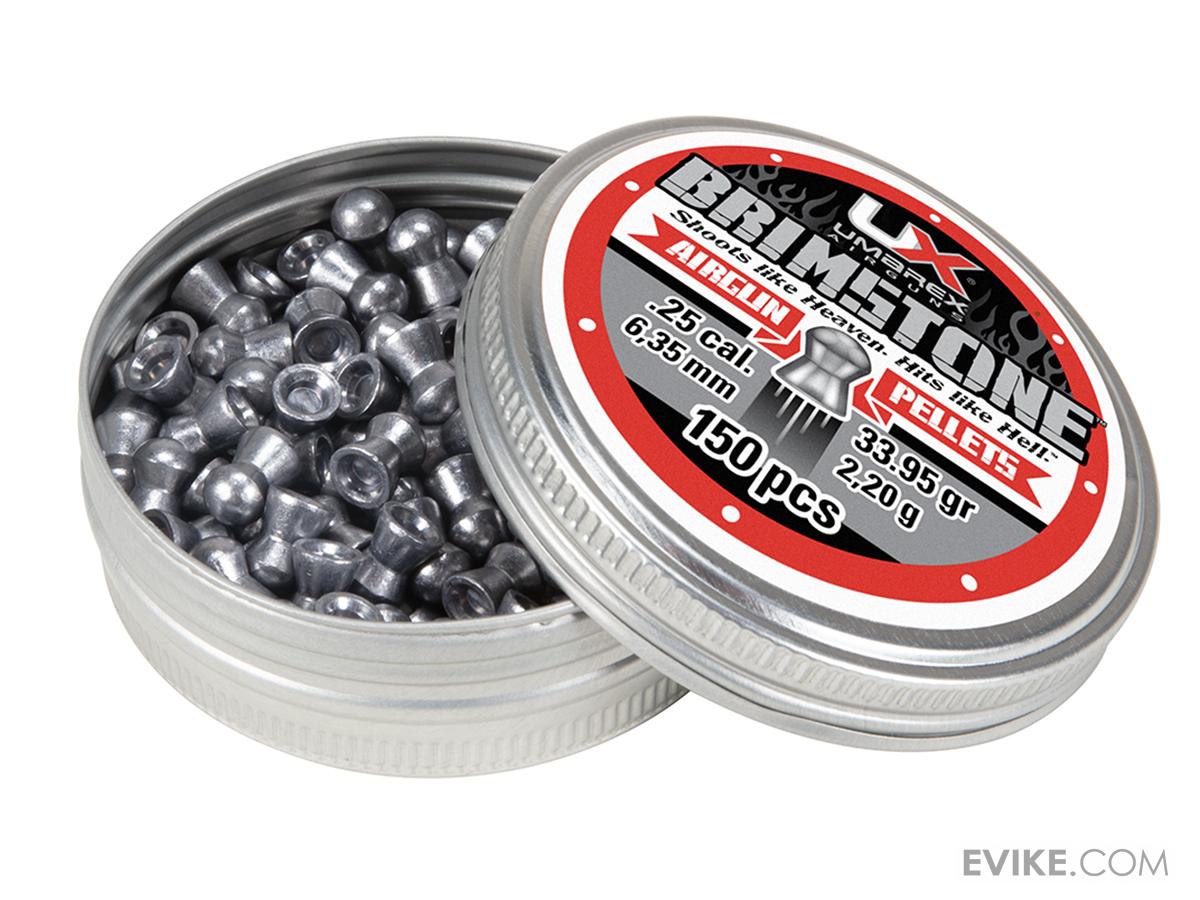 Umarex Brimstone Titan Series Dome Pellets (Model: .25cal / 150 Rounds ...