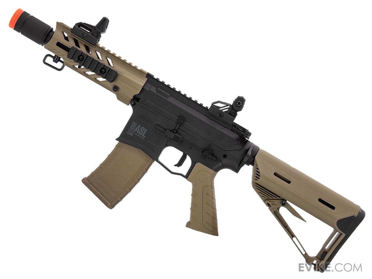Valken ASL Echo Polymer Airsoft AEG Rifle (Color: Black/Tan), Airsoft ...