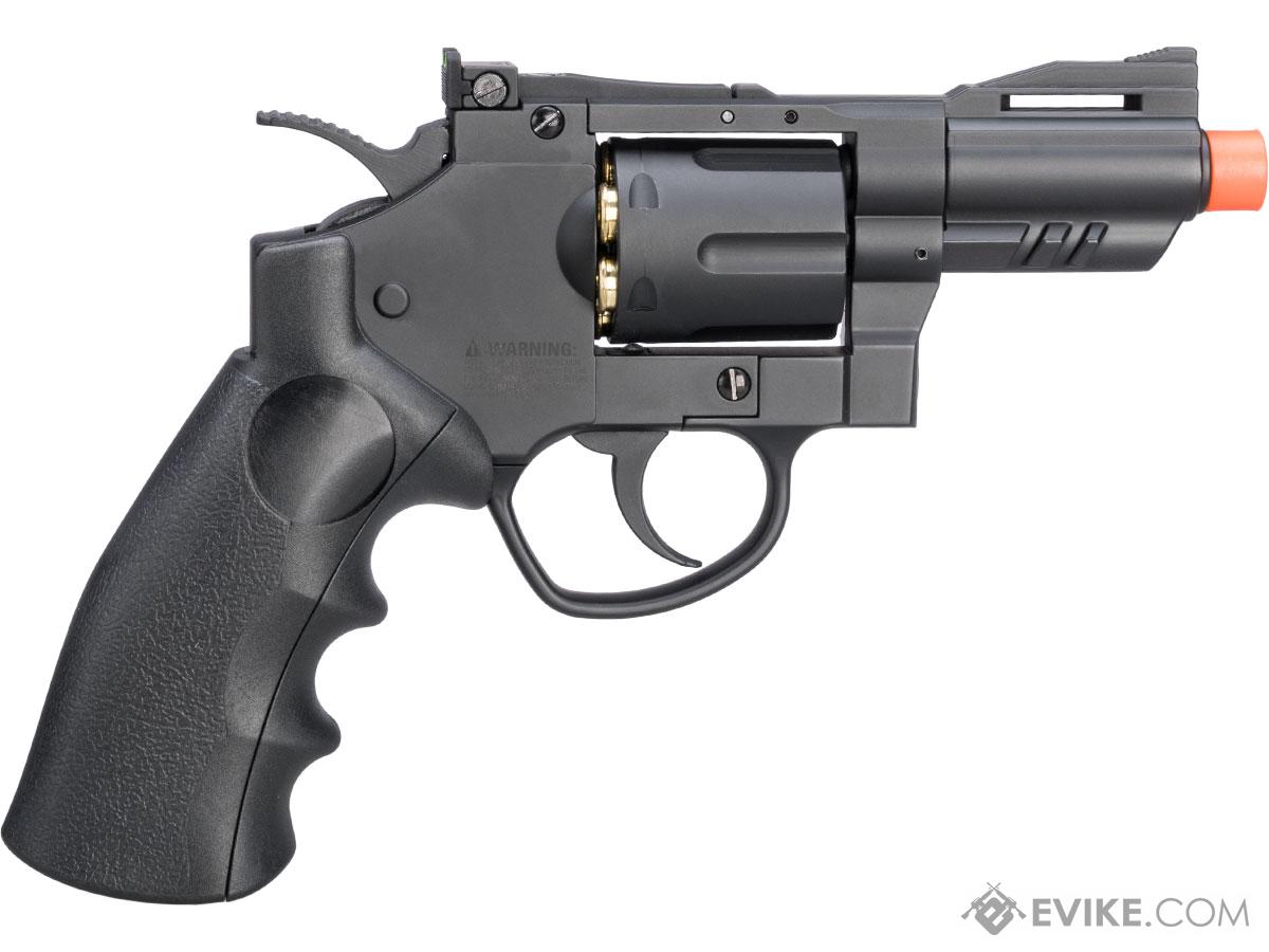 Valken Tactical Revolver CO2 Powered Gas Airsoft Pistol (Length: 2.5 ...