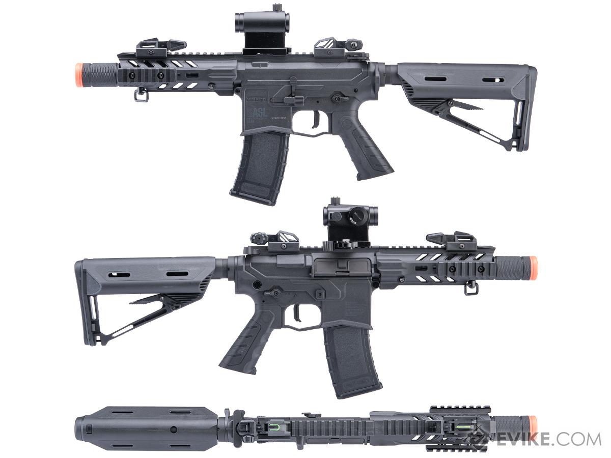 Valken ASL Series Polymer M4 Airsoft AEG (Model: Echo / Black), Airsoft ...