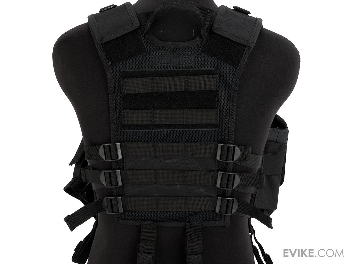 Youth Size Cross-Draw Tactical Vest by Valken (Color: Black), Tactical ...