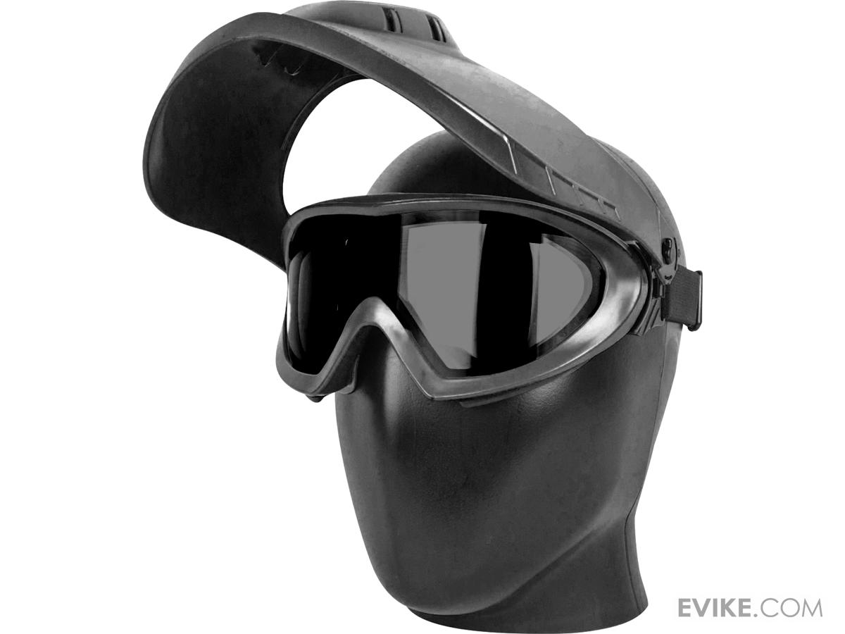 Valken VSM Switch Therm Goggles w/ Flip Down Face Shield (Color: Black ...