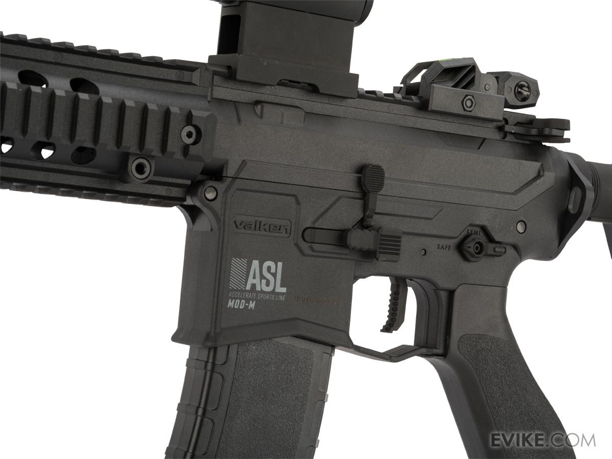 Valken ASL Series Polymer M4 Airsoft AEG (Model: MOD-M / Black ...