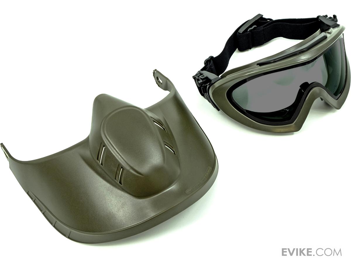 Valken VSM Switch Therm Goggles w/ Flip Down Face Shield (Color: Olive ...