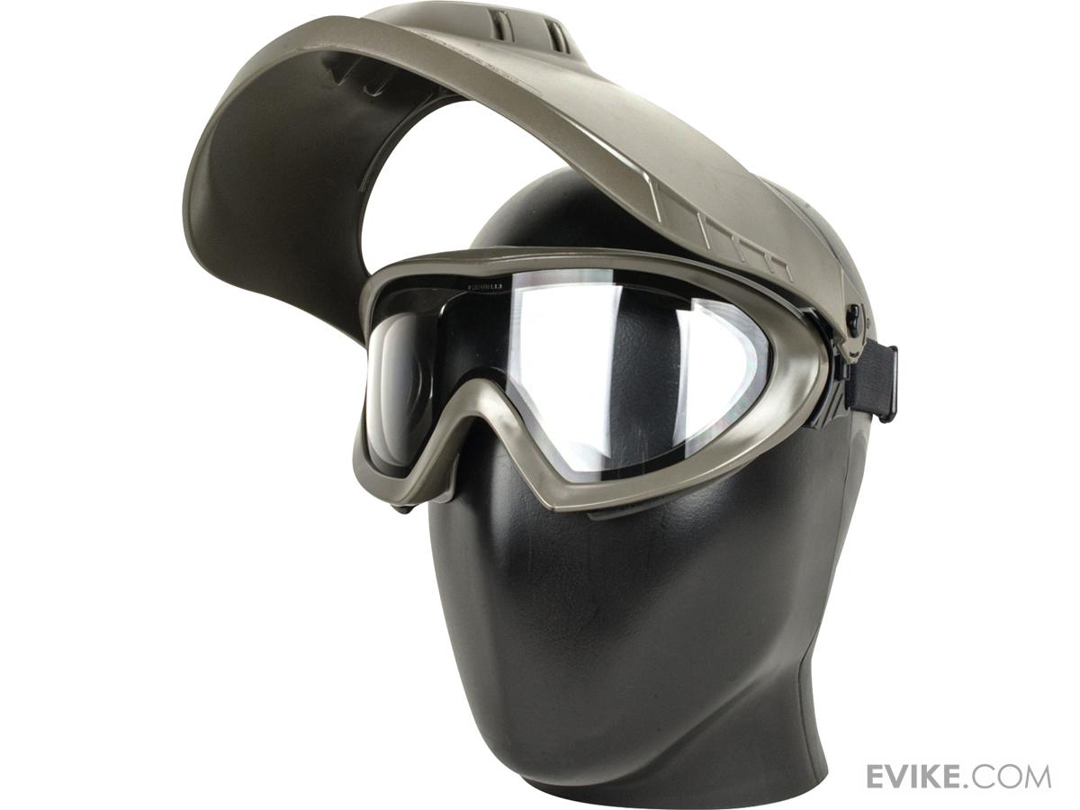 Valken VSM Switch Therm Goggles w/ Flip Down Face Shield (Color: Olive ...