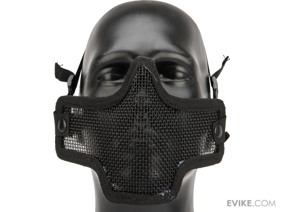Valken Kilo 2G Mesh Half Face Mask (Color: Black), Tactical Gear ...