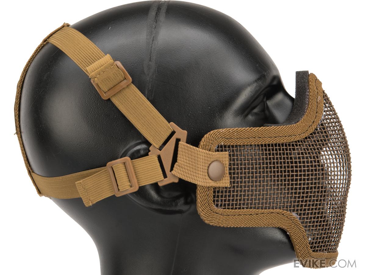 Valken Kilo 2G Mesh Half Face Mask (Color: Tan), Tactical Gear/Apparel ...