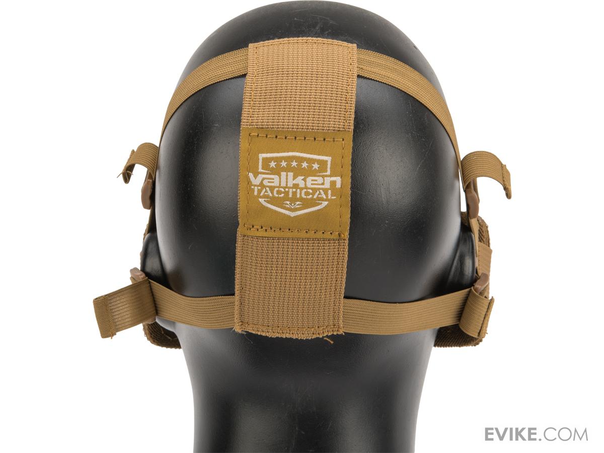 Valken Kilo 2G Mesh Half Face Mask (Color: Tan - Skull), Tactical Gear ...