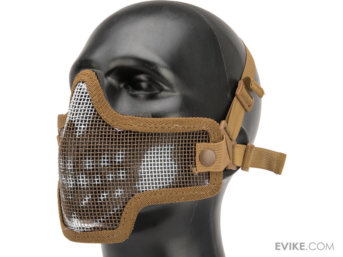 Valken Kilo 2G Mesh Half Face Mask (Color: Tan - Skull), Tactical Gear ...
