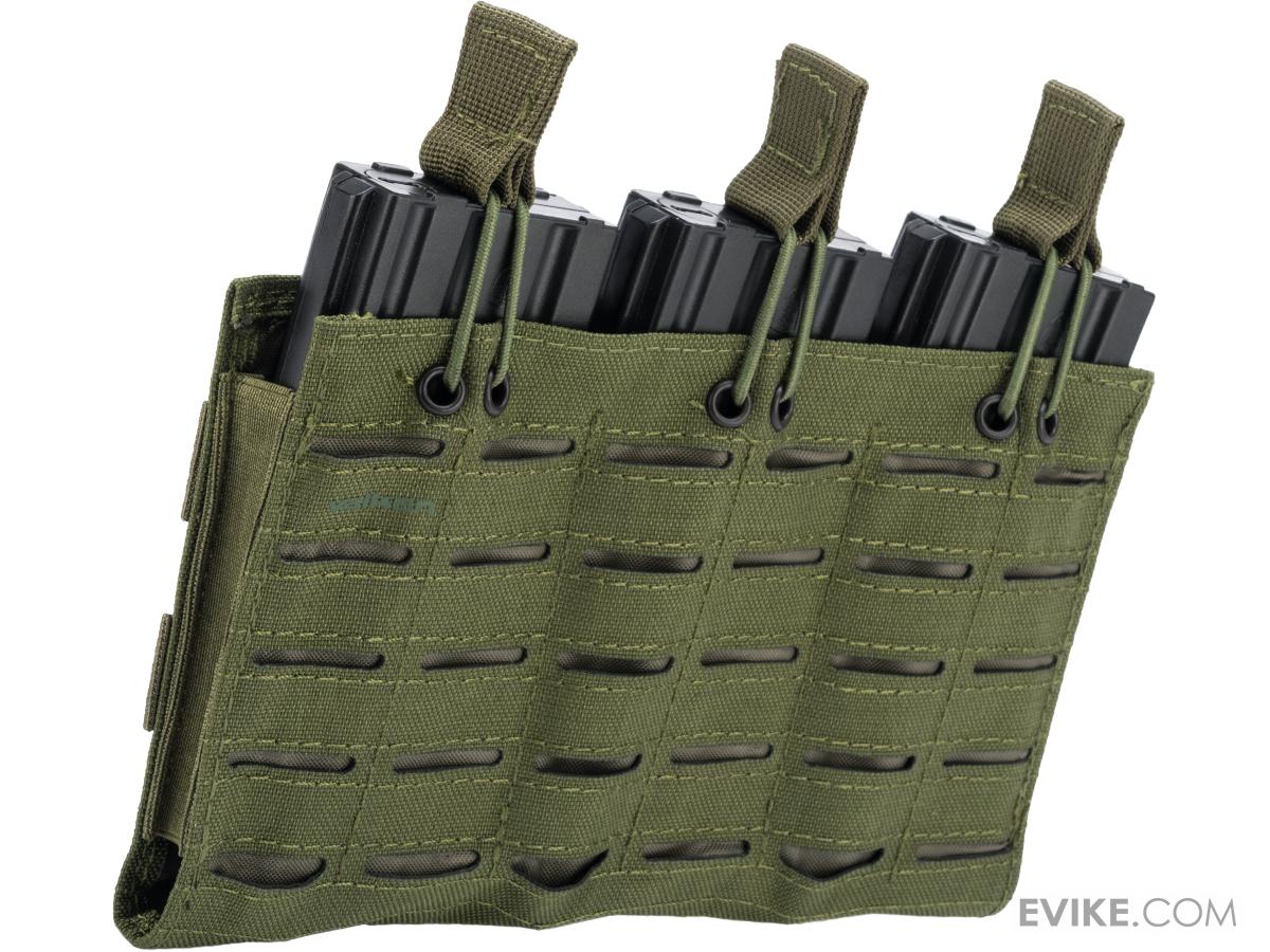Valken Laser Cut Triple Rifle Magazine Pouch (Color: OD Green ...