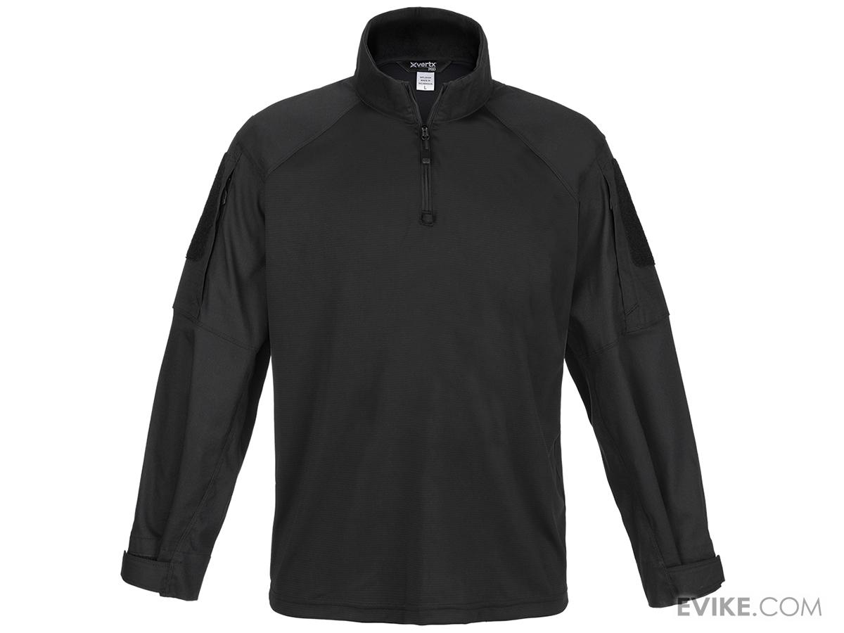 VERTX Recon Flex Long Sleeve Combat Shirt (Color: Black / Large ...