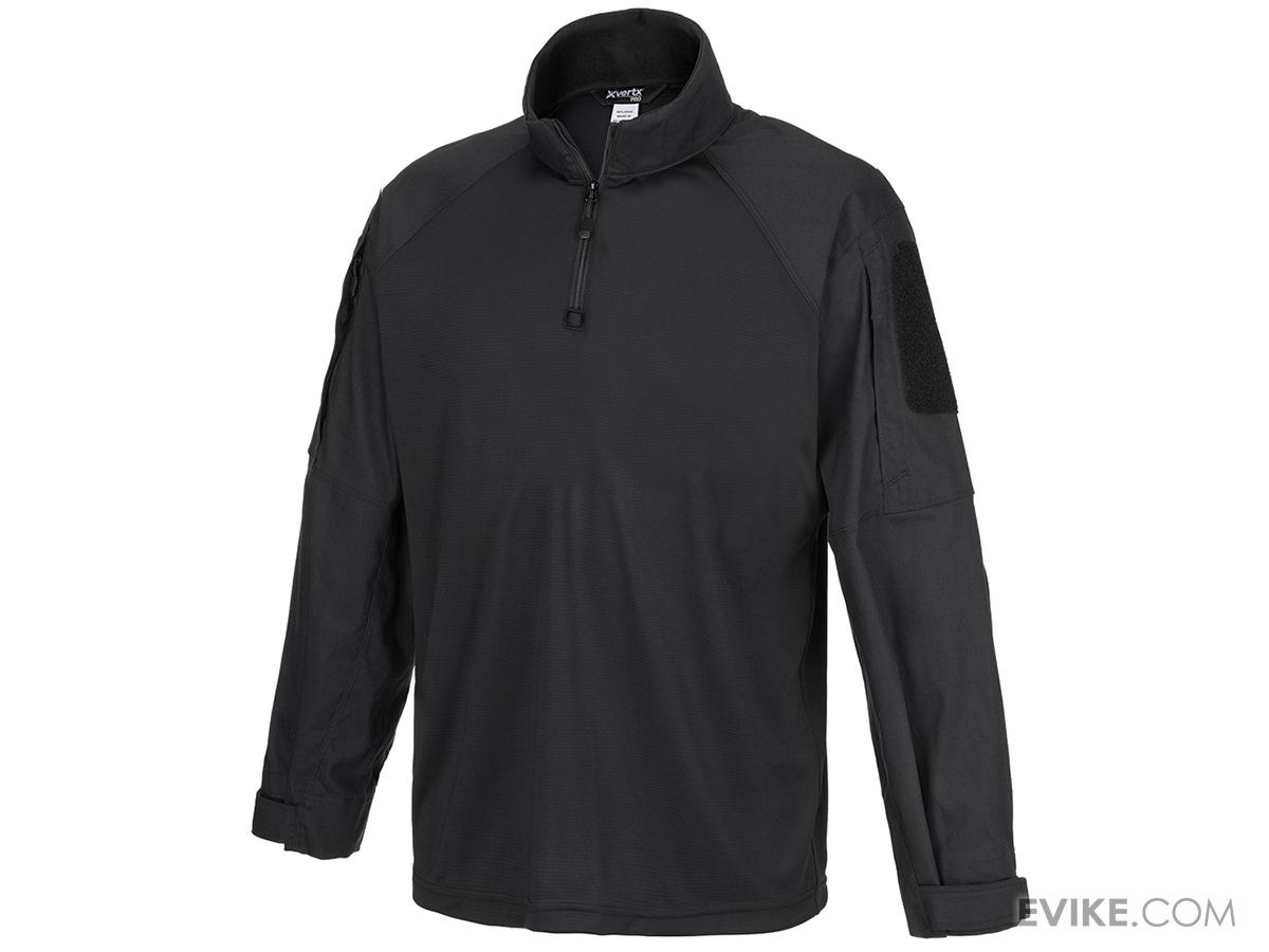 VERTX Recon Flex Long Sleeve Combat Shirt (Color: Black / Large ...