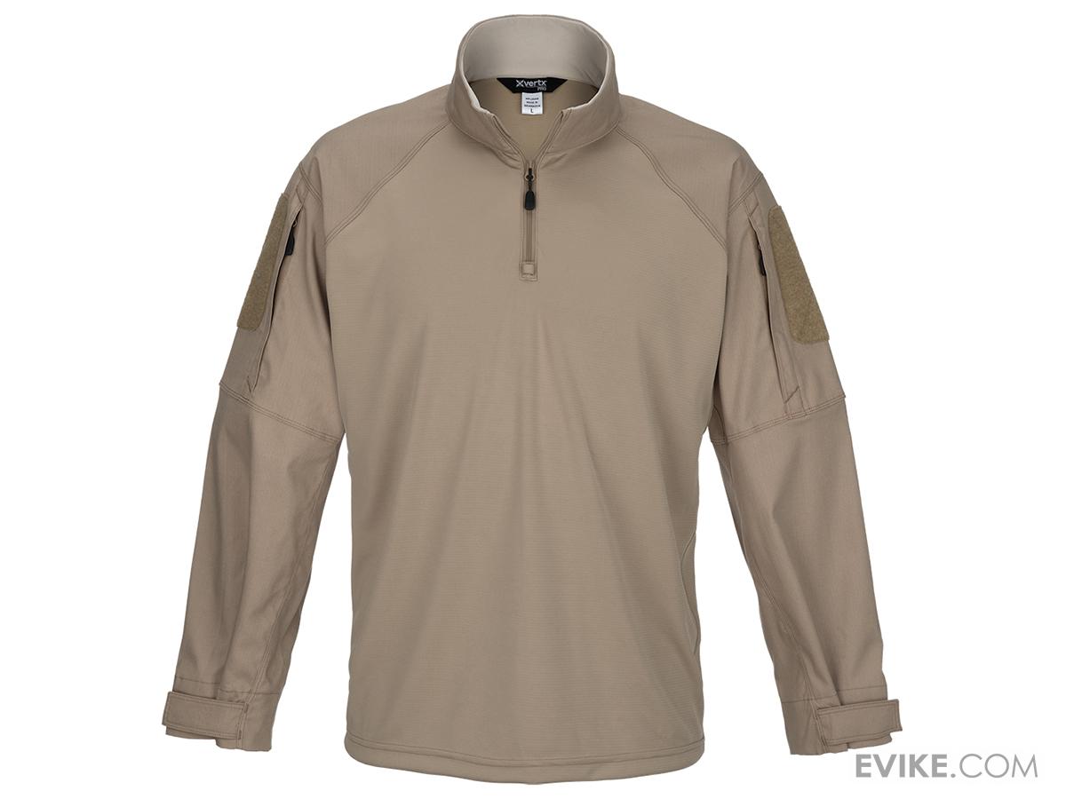 VERTX Recon Flex Long Sleeve Combat Shirt (Color: Desert Tan / X-Large ...