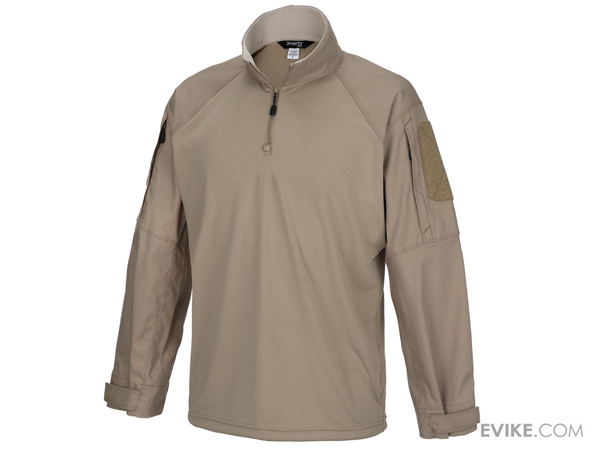 VERTX Recon Flex Long Sleeve Combat Shirt (Color: Desert Tan / X-Large ...