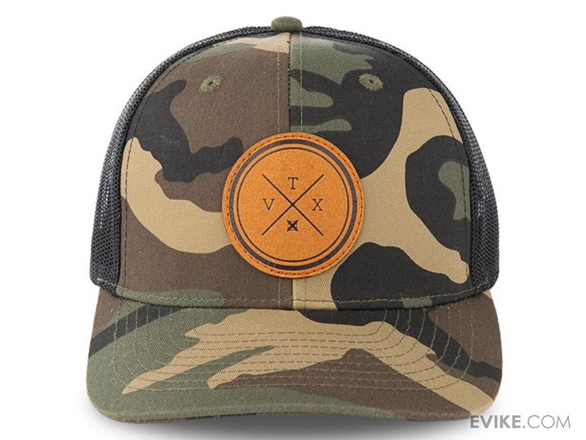 VERTX Trucker Hat w/ Leather Patch (Color: Camo), Tactical Gear/Apparel ...
