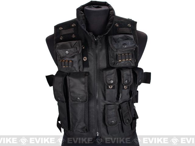 Fire Dragon SWAT Law Enforcement Replica Tactical Vest w/ Patches ...