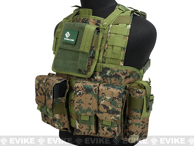 Matrix Special Operations RRV Style Chest Rig (Color: Digital Woodland ...