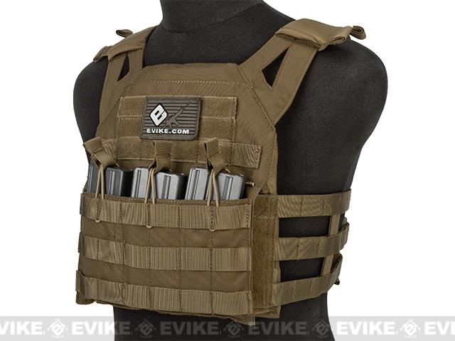 Avengers Compact Airsoft High Speed JPC Plate Carrier (Color: Coyote ...